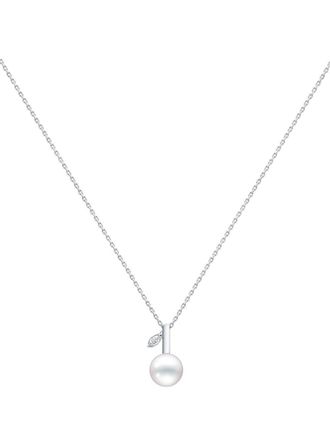 Tasaki collier en or blanc 18ct serti de diamants - Argent
