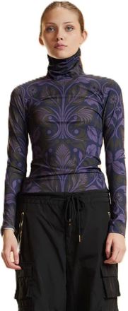Cynthia Rowley Femme, Tops, Multicolore, Taille: 42 FR Haut en Lycra à Col Roulé