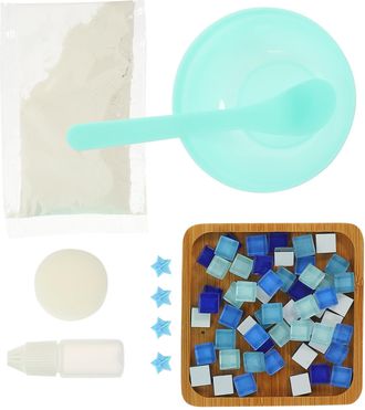 BESTONZON Selbstgemacht Untersetzer Satz Bastelmaterial f&uuml;r Kreative Tassenmatten Hitzebest&auml;ndig und rutschfest Kindgerechtes Bastelset f&uuml;r Feinmotorik und Fant