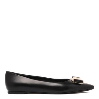 Ferragamo New Vara Ballerina Schuhe - - Shoes - Damen - Schwarzk - 38 1/2 EU