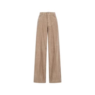 Haikure Wide Hosen - - Trousers - Damen - Beige - W30