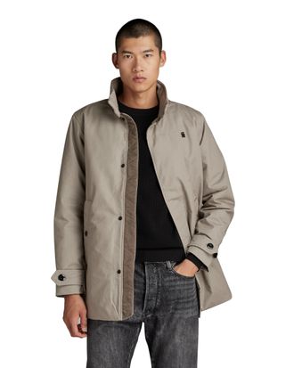 G-Star RAW Herren Padded trench, Grau (elephant skin D23627-D342-G106), L