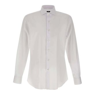 Barba Homme, Chemises, Blanc, Taille: 3XL Chemise Popeline