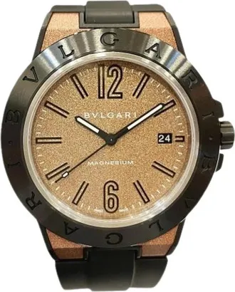 Bulgari Montre vintage Pre-owned - Homme - Pre-owned - Brun - Taille: ONE Size