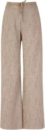 D.exterior Femme, Pantalons, Gris, Taille: 36 FR Wide Pantalons