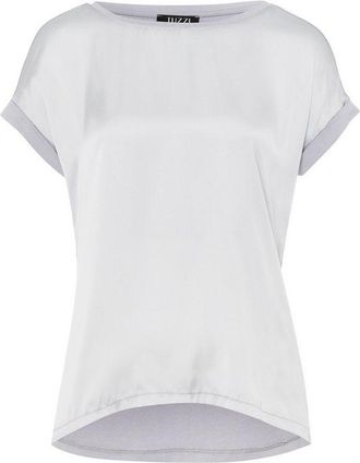 Tuzzi Nero T-Shirt mit Materialmix-Design