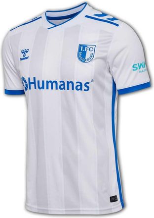 Hummel 1.FC Magdeburg Er Away Trikot 24 25 WEISS BLAU - 4XL