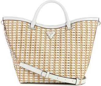 Guess Atalia Tote, Natural/White