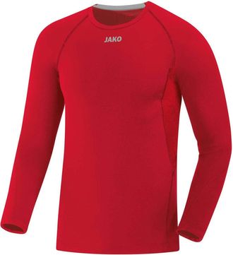Jako Herren Longsleeve Compression 2.0, Sportrot, XXL