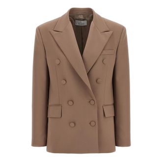 Giuseppe Di Morabito Zweireihiger Wollblazer - - Jackets - Damen - Beige - S