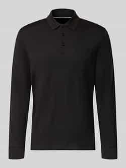Bugatti Regular Fit Poloshirt aus Baumwoll-Mix mit Brusttasche