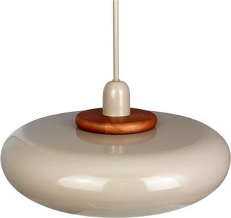 Dyberg Larsen [GEBRAUCHT] B-Ware Dyberg Larsen H&auml;ngelampe Planet Milchwei&szlig; &oslash; 40 Cm Metall Lampe Leuchte Spot