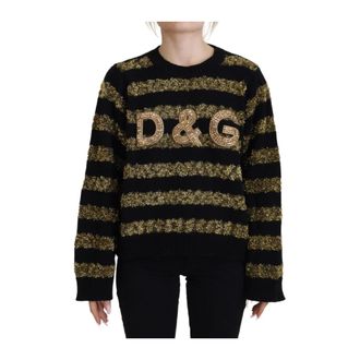 Dolce & Gabbana Damen, Strickwaren, Schwarzk, XSGr&ouml;&szlig;e