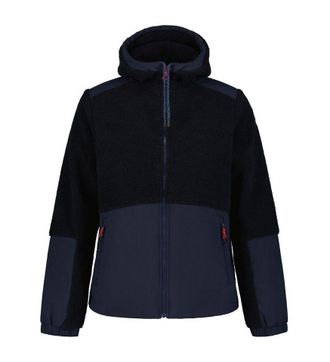 Icepeak Pl&uuml;schjacke mit Kapuze und hochschlie&szlig;endem Kragen, aus Polyester