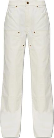 Balmain Femme, Jeans, Blanc, Taille: 38 FR Jean droit