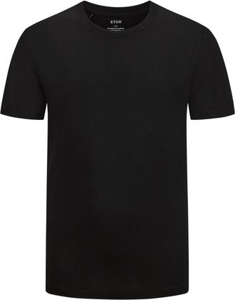 Eton Changierendes T-Shirt in Jersey-Qualität in