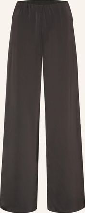 Y.A.S. Marlenehose Aus Satin schwarz