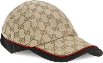 Gucci GUA001I24HBLB9660BB GG Monogram Baseball Cap - Beige