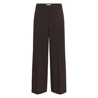 Part Two NinnesaPW PA Wide Pantalons - Femme - Pantalons - Brun - Taille: 36 FR