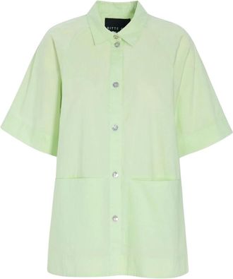 Bitte Kai Rand Femme, Blouses et Chemises, Vert, Taille: 36 FR Chemise en coton essentiel