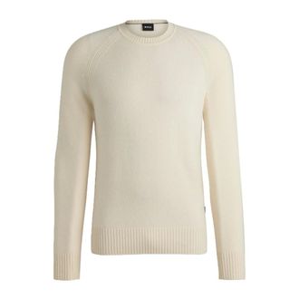 HUGO BOSS Homme, Pulls, Blanc, Taille: L Pull Blanc en Cachemire Pur