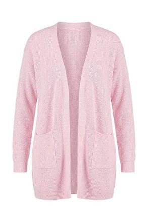 Ulla Popken Cardigan Strickjacke Rippstrick offene Form Langarm