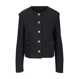 Blaz&eacute; Milano Missy Shamo Bolero - - Jackets - Damen - Blau - L