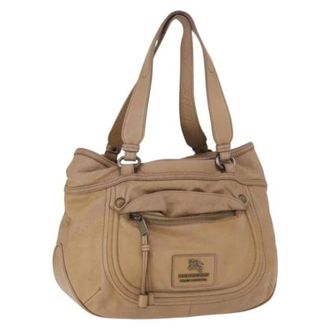 Burberry Sac &agrave; main en cuir Pre-owned - Femme - Pre-owned - Beige - Taille: ONE Size