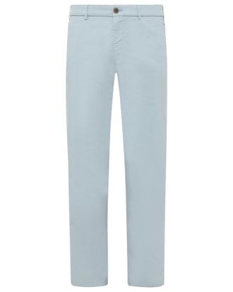 Hiltl Summer Popeline-Chino Taura mit Lyocell, Slim in