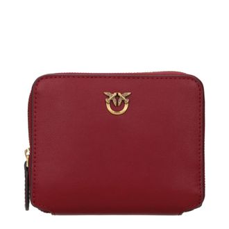 Pinko Pinko Femmes Portefeuille Cuir Rouge/Rouge Fonc&eacute;