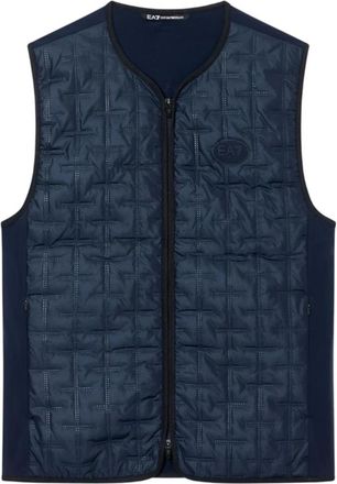 Emporio Armani Emporio Armani Ea7, Homme, Vestes, Bleu, Taille: M Gilet matelass&eacute;