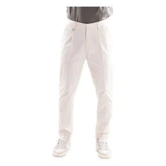Paolo Pecora Homme, Pantalons, Beige, Taille: XL Chino Coupe Relax&eacute;e