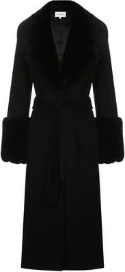 Saison 1865 Manteau long Sarlene en laine mélangée