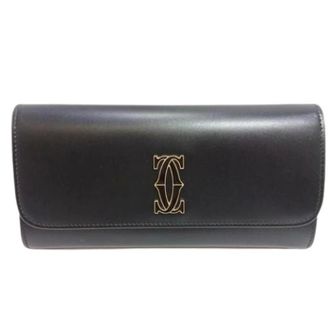 Cartier Pre-owned Cuir petite-maroquinerie - Femme - Pre-owned - Noir - Taille: ONE Size