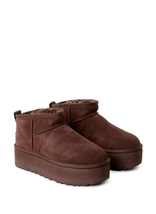 UGG Bottines Classic Ultra mini en cuir