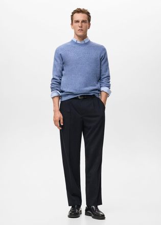 Mango Strickpullover aus Wollgemisch blau - Herren - XXL - MANGO MAN