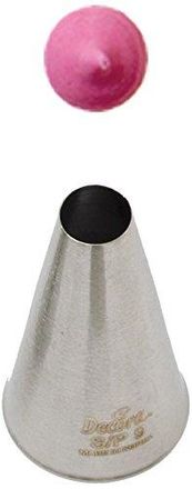 Decora 0268497 Hörnchen glatt 9, Stahl, Silber