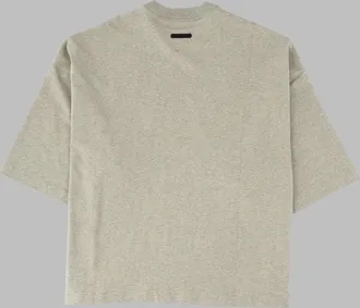 Fear of God Logo-Print Cotton T-Shirt - Gray