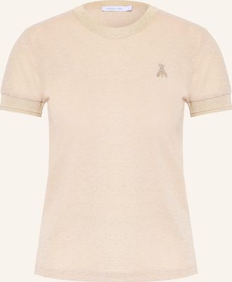 Patrizia Pepe Patrizia Pepe Strickshirt Mit Glitzergarn beige