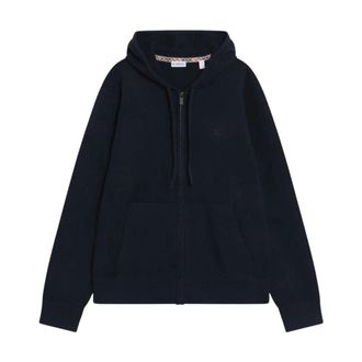 Burberry Homme, Sweatshirts et sweats &agrave; capuche, Bleu, Taille: L Pull Cachemire Bleu Style &Eacute;l&eacute;gant