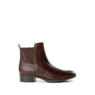 Geox Bottines zipp&eacute;es en cuir m&eacute;lang&eacute;