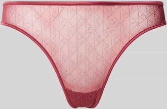 Calvin Klein Underwear String mit transparentem Mesh-Einsatz