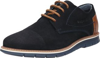 Bugatti man Herren sportliche Schnürer, Männer Schnürhalbschuhe,maennlich,Mens,lace-up Shoes,Low-tie,Schnuerschuhe,Dark Blue (1400),41 EU/EU UK