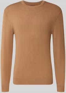 Mc Neal Strickpullover mit geripptem Rundhalsausschnitt