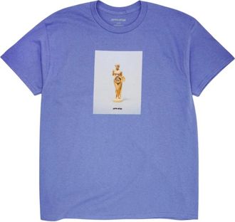 Fa Homme, Tops, Violet, Taille: S 2030 Statue Tee