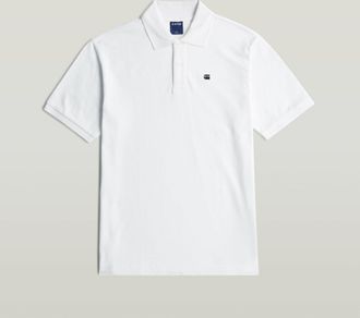 G-Star Oluv Regular Polo - Wei&szlig; - Herren