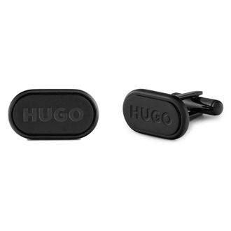 HUGO BOSS Manschettenkn&ouml;pfe HUGO E-Classic-Cuf 50494892 Schwarz