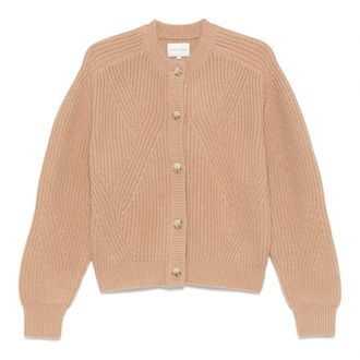 Loulou Studio Kamel Cardigan - - Knitwear - Damen - Braun - S