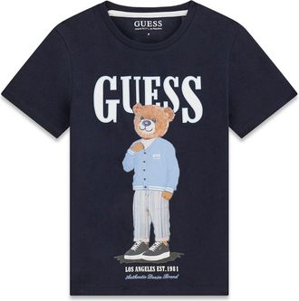 Guess T-Shirt L6GI09 K8HM4 Dunkelblau Regular Fit