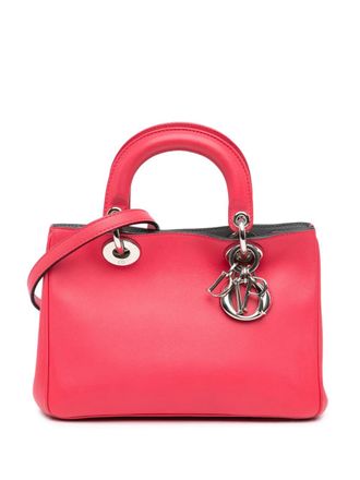 Dior petit sac &agrave; main Diorissimo en cuir (2014) - Rose